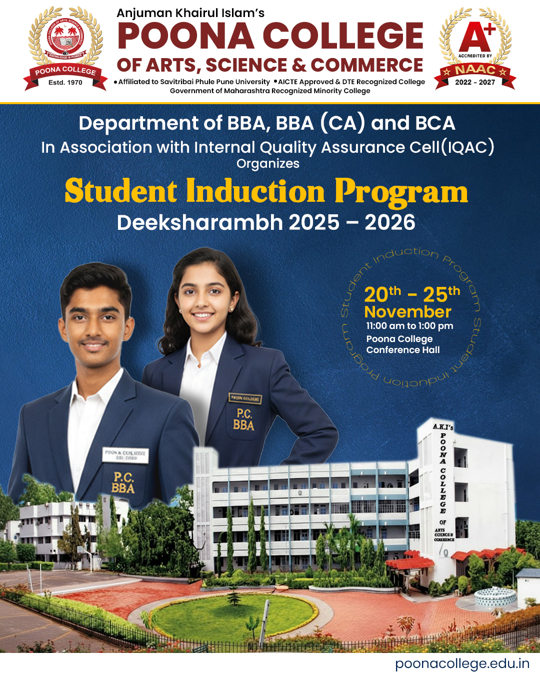 || Student Induction Program – Deeksharambh 20th Nov-25th Nov 2025 ...